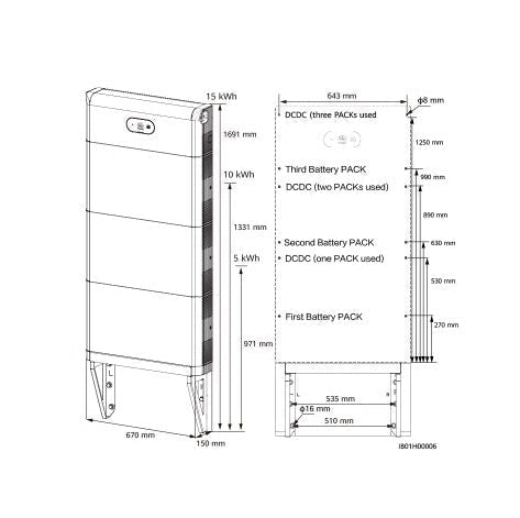 Huawei LUNA2000 S0 Muurmontage Beugel – Ecowatts.be